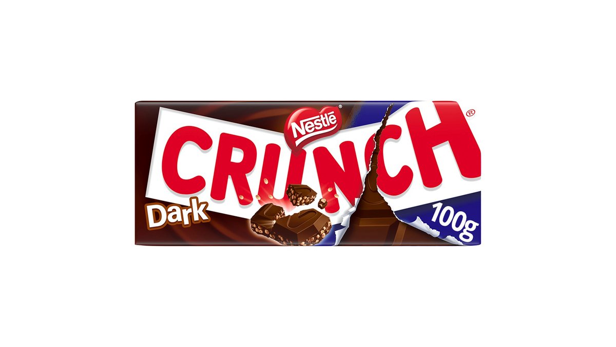 Nestle Σοκολάτα Crunch Dark 100 g – Wolt Market Αθήνα